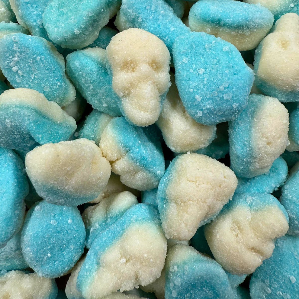 Sour Coated Blue Foam Skull – Bulk Nuts
